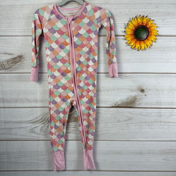 Little Sleepies | Pajamas | Little Sleepies Mermaid Scales Convertible ...